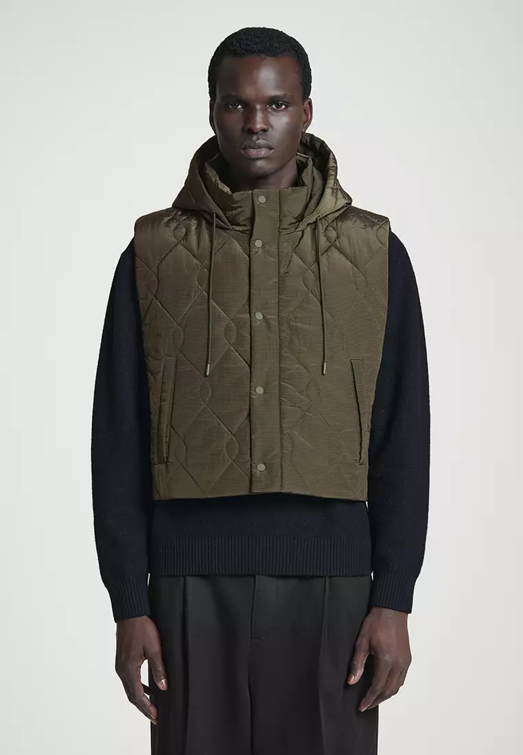 線上選購 Cos Quilted Hooded Hybrid Vest | ZALORA 台灣