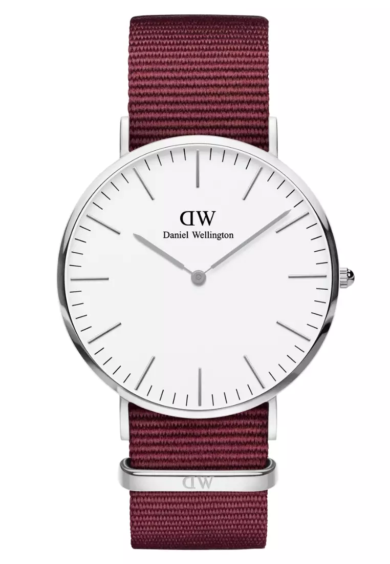 Buy Daniel Wellington DW Daniel Wellington Classic Cambridge Silver 40 ...