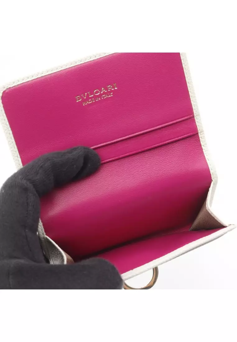 Buy BVLGARI Pre-Loved Bvlgari bulgari bulgari card case leather off ...
