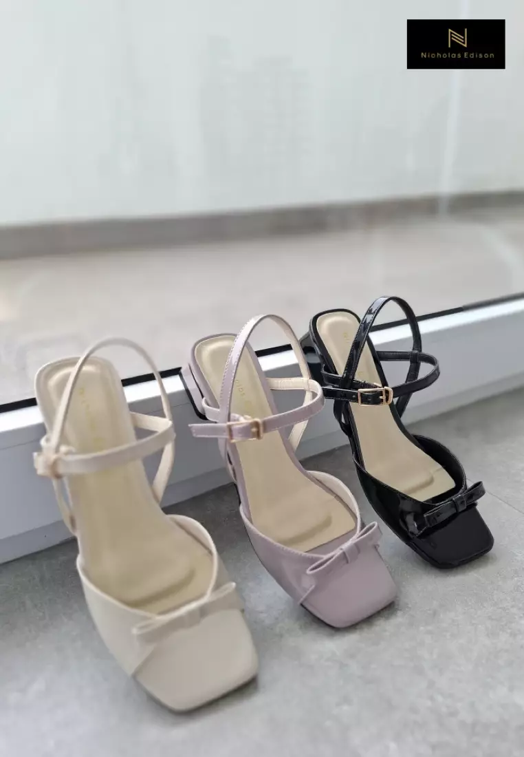 Jual NICHOLAS EDISON Nicholas Edison Heel Lani Black Original 2025 ...