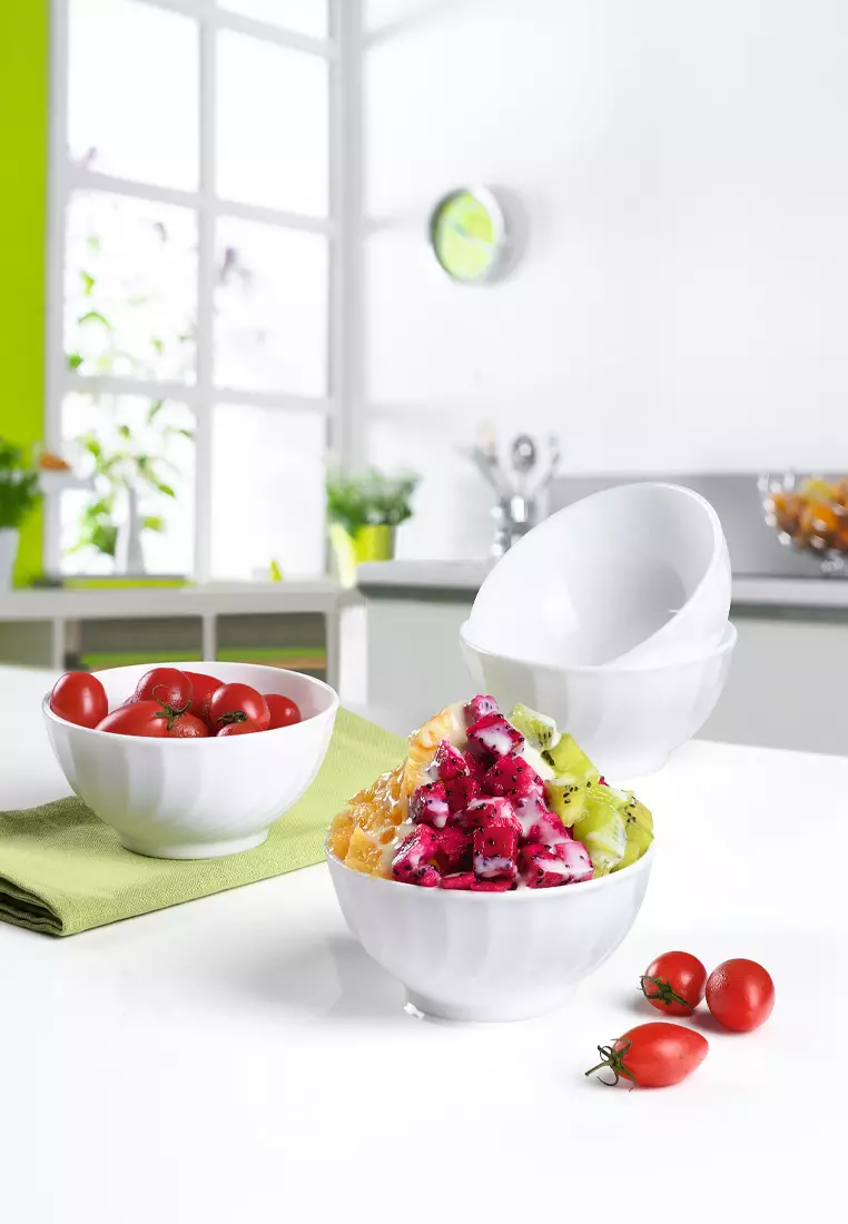 Buy Luminarc 4 Pcs 12cm Tempered Glass Rice Bowl Set / Multi-Purpose ...