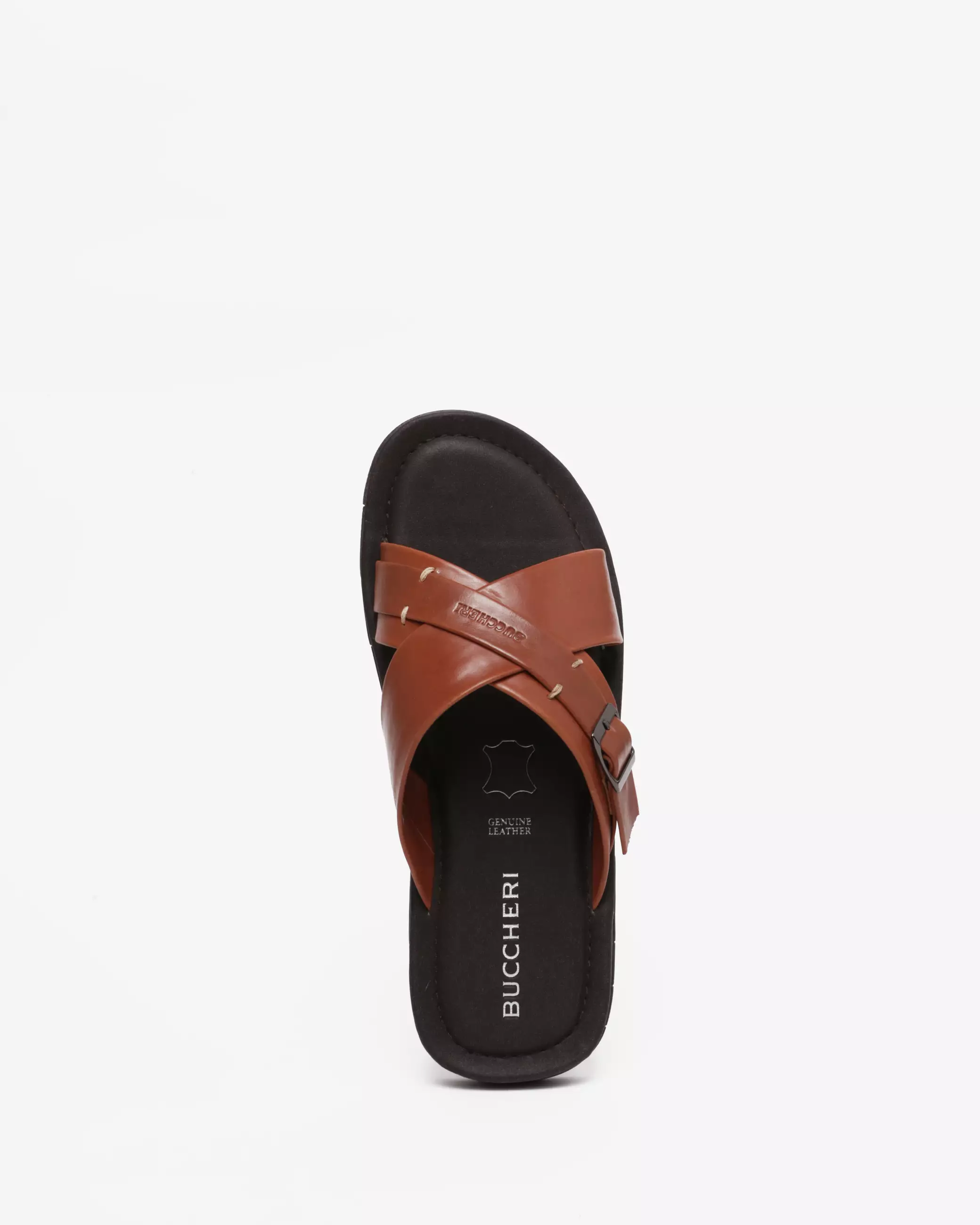 Jual Buccheri Buccheri Pierre Sandal Man Brown Original 2026 | ZALORA ...