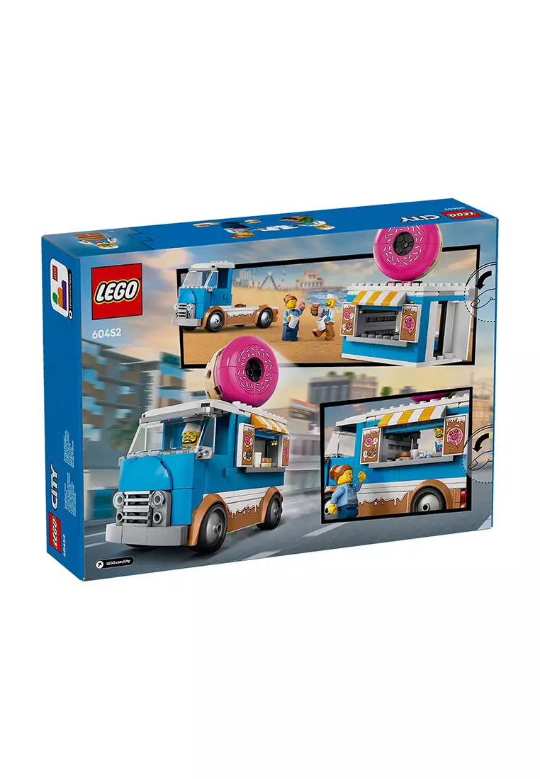 Buy LEGO® City 60452 Donut Truck, Age 5+, Building Blocks, 2025 (196pcs ...