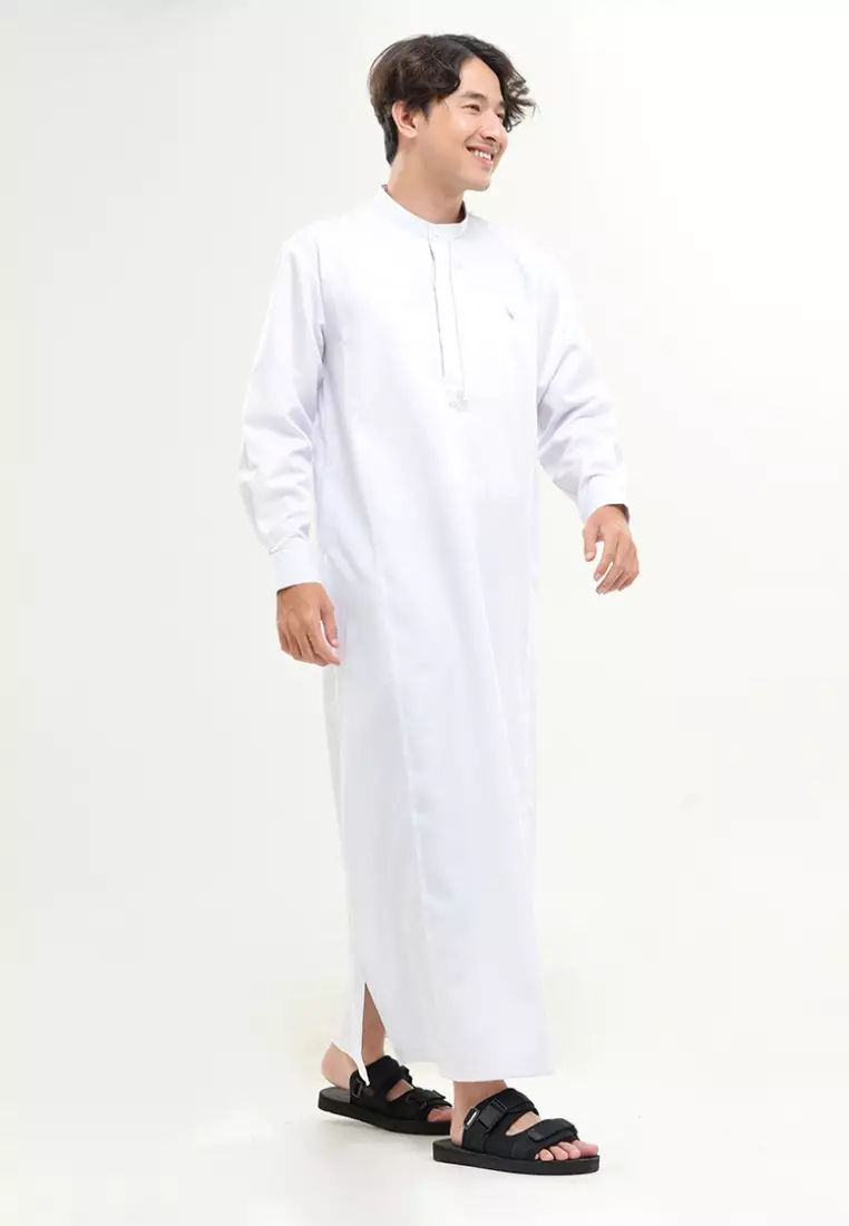 Jual RABBANI Rabbani - Jubah Gamis Pria Riyadh Putih Original 2024 ...