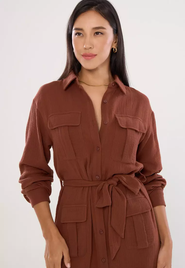 Buy Dressing Paula Collared Shirt Dress Online | ZALORA Malaysia
