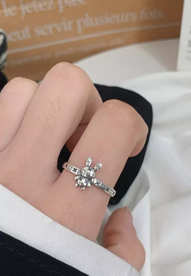 Buy LYCKA LDR4114 S925 Silver Vintage Rabbit Ring 2025 Online | ZALORA ...