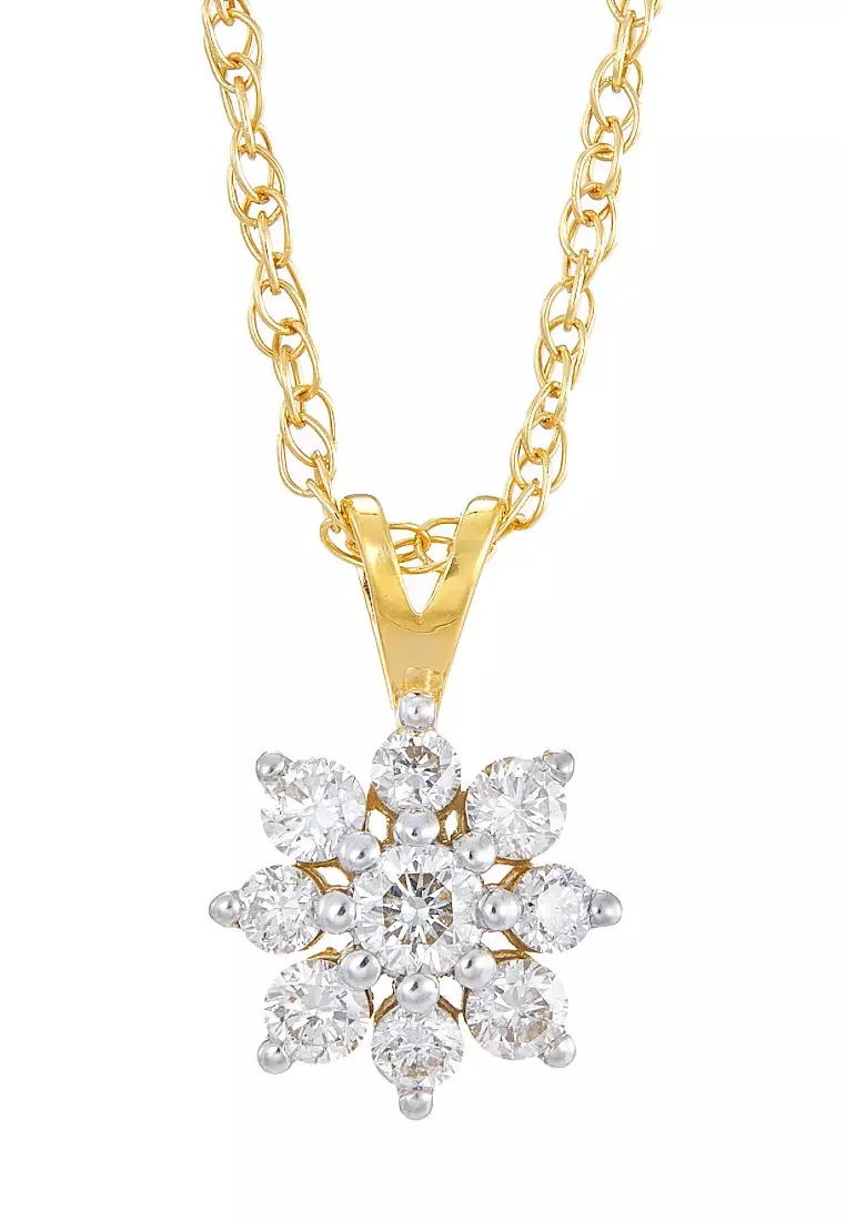 Buy HABIB HABIB Diamond Necklace in 375/9K Yellow Gold 558921121(YG ...