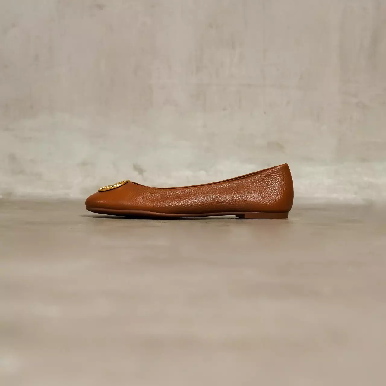 Jual TORY BURCH Sepatu TORY BURCH GHW BALLET BROWN FLAT SHOES 100% ...