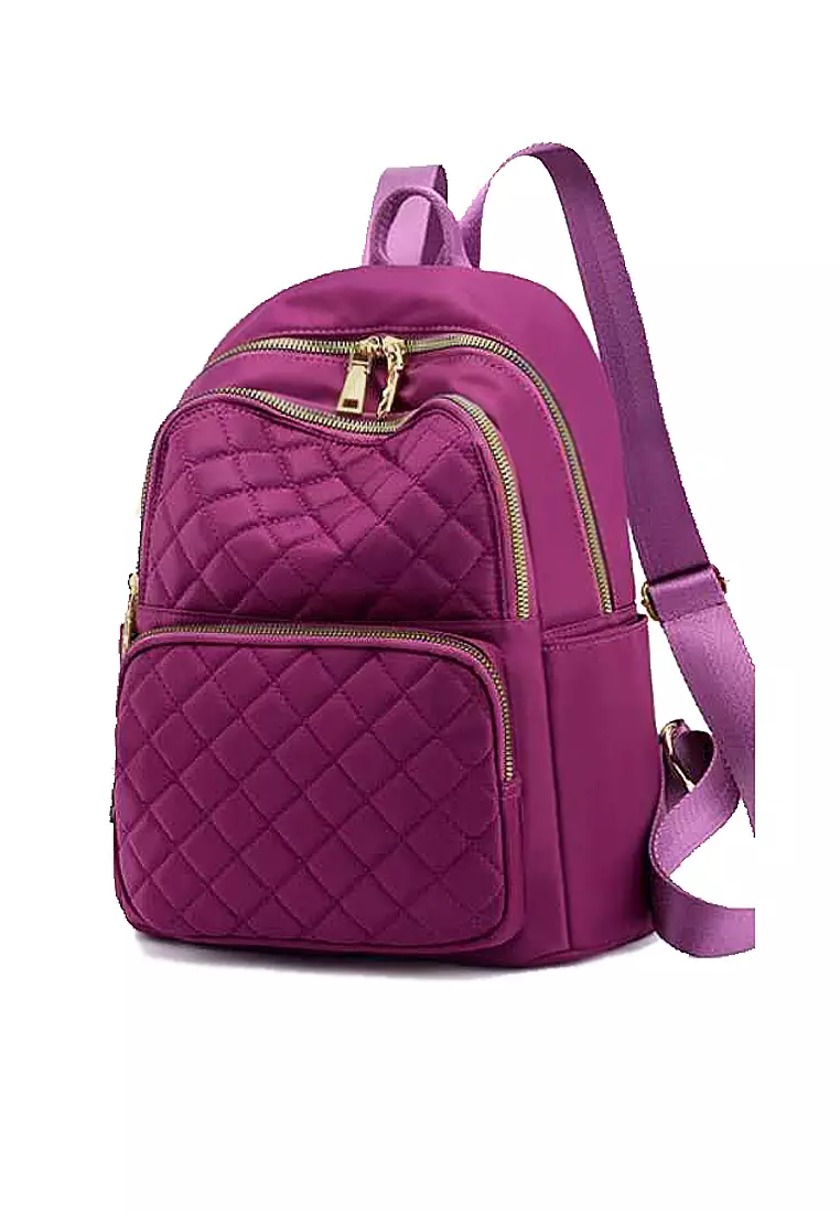 Buy ZITIQUE Diamond Stitching Oxford Backpack 2025 Online | ZALORA ...