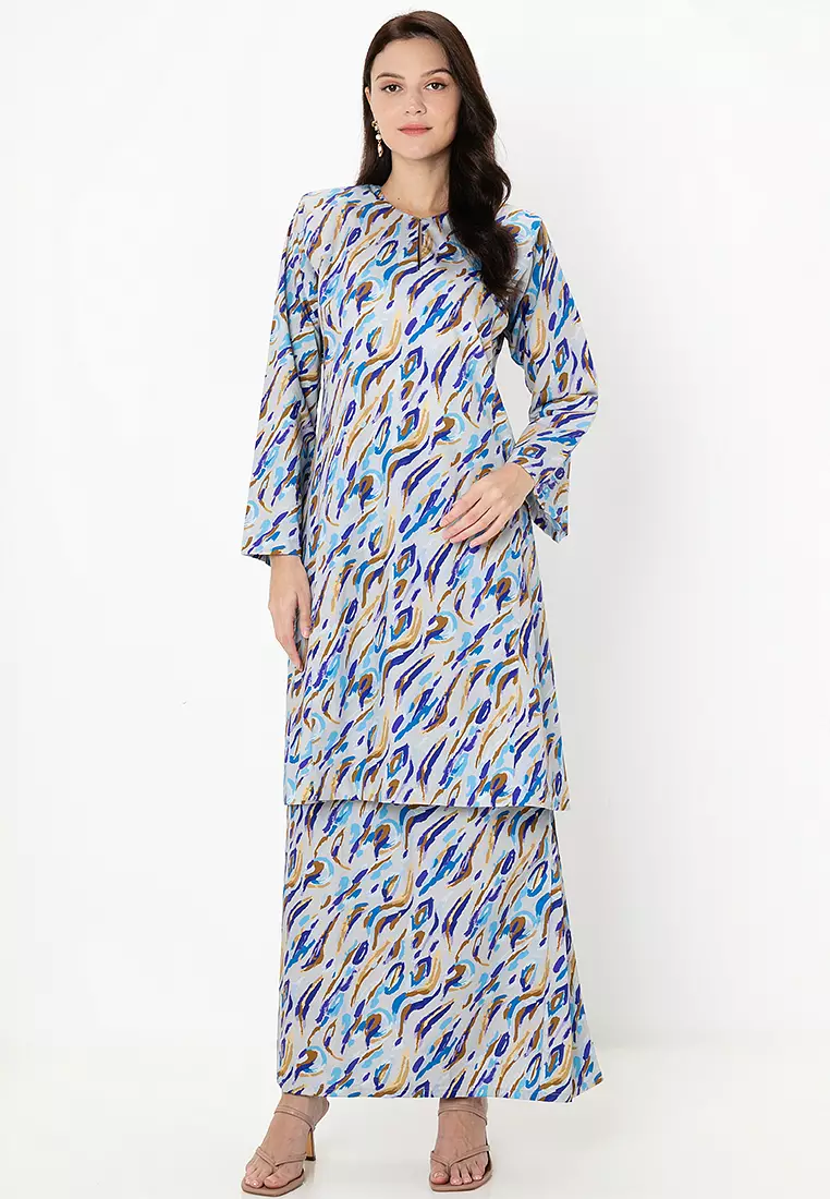Buy Butik Sireh Pinang Baju Kurung Pahang Sania Online | ZALORA Malaysia
