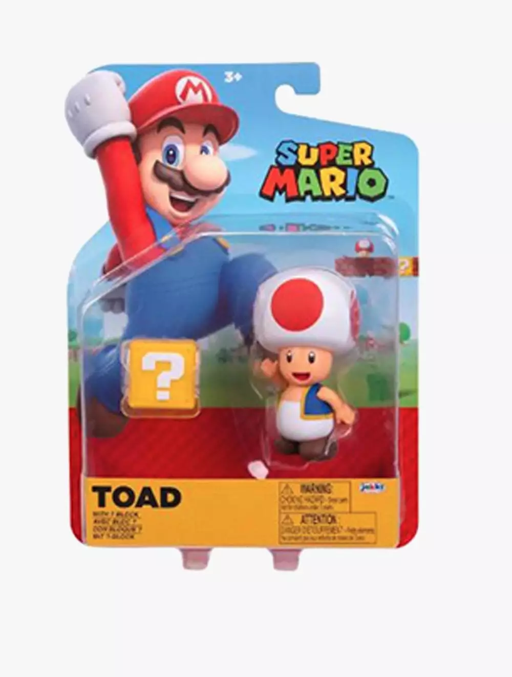 Jual LA Toys Nitendo Super Mario Nitendo 4In Fig Red Toad W Q Bloc ...