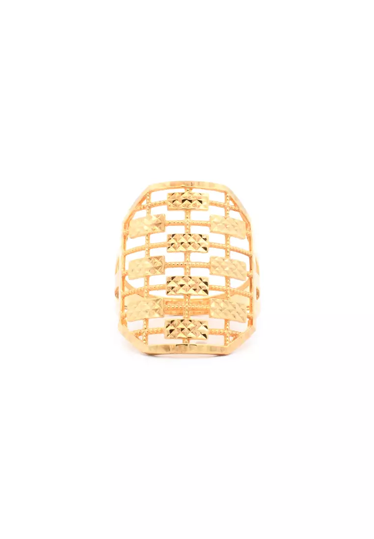 Buy CEBUANA LHUILLIER JEWELRY 18K Italian Made Yellow Gold Lady Ring ...