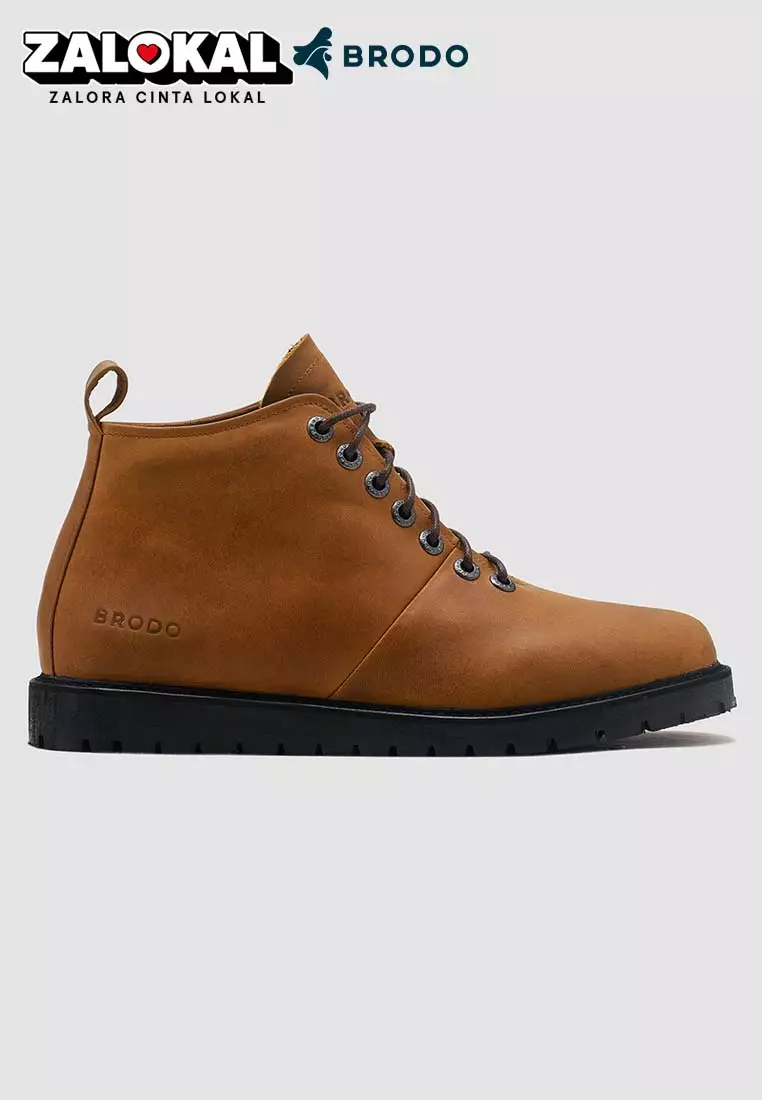 Jual Brodo BRODO - Sepatu Signore Boots Vintage Brown Original 2025 ...