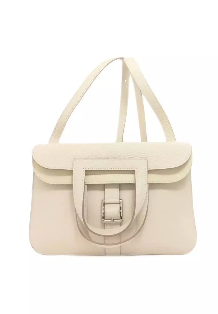 Buy Hermes Pre-Loved Hermès Brown Leather Halzan Online | ZALORA Malaysia