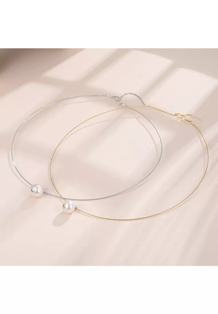 Buy Lara S925 Silver Starry Sky Snake Chain Necklace Online | ZALORA ...