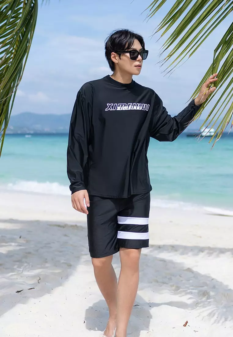 Buy LYCKA LLL3084 Korean Style Men Rash Guard 3-Pieces Set Multi 2024 ...