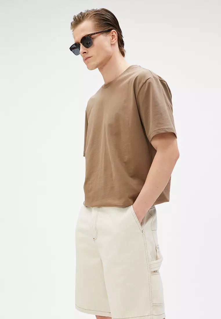 Buy KOTON Seam Cargo Shorts Online | ZALORA Malaysia