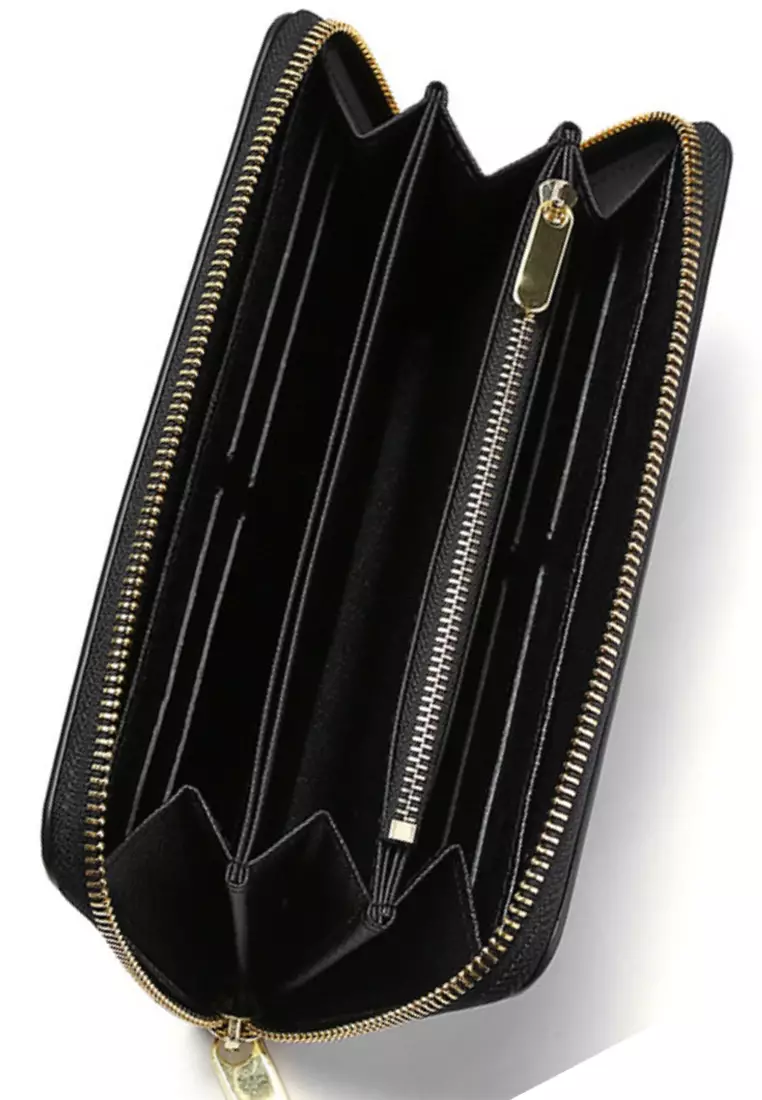 Buy ZITIQUE Pressure double folding long wallet 2025 Online | ZALORA