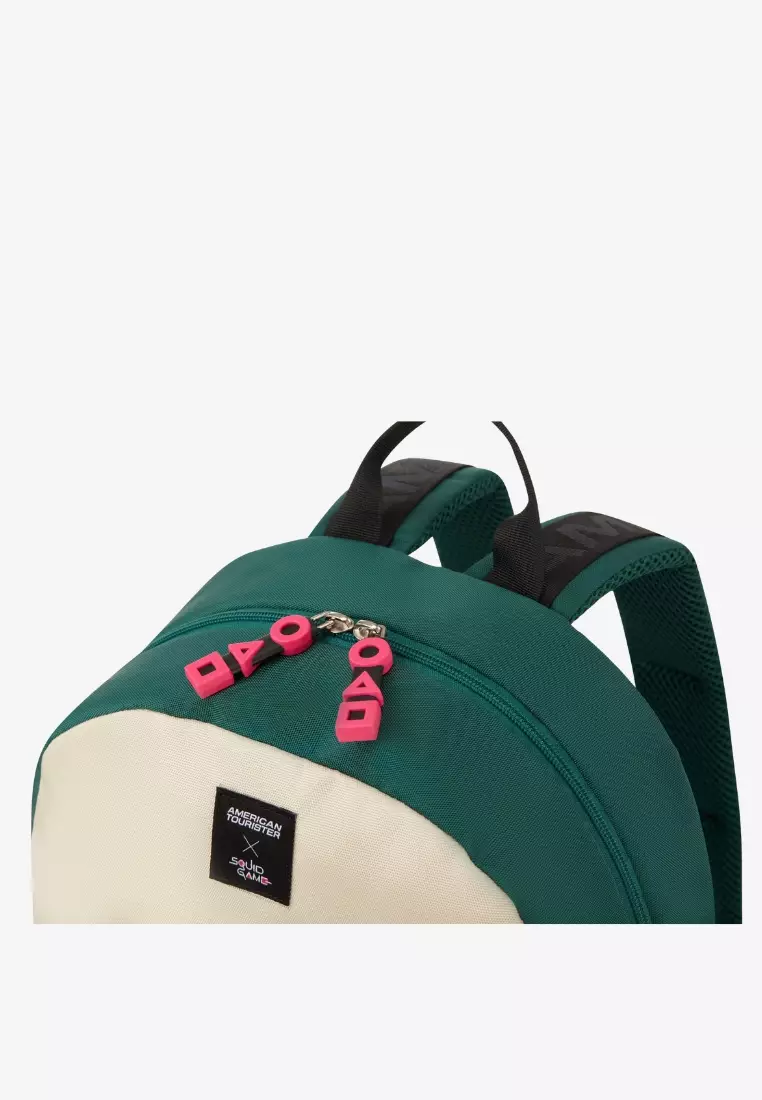 Buy American Tourister Squid Game Backpack-Pearl/Deep Green 2025 Online ...