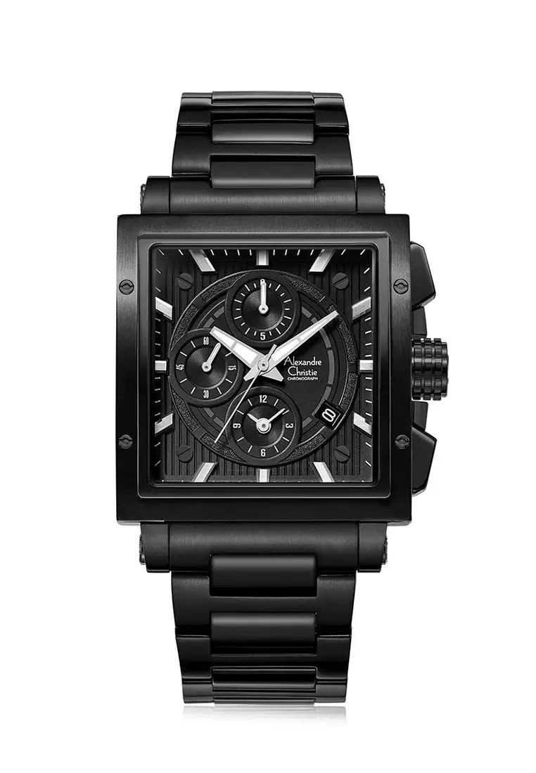 Jual Alexandre Christie Alexandre Christie Jam Tangan Pria - Black ...