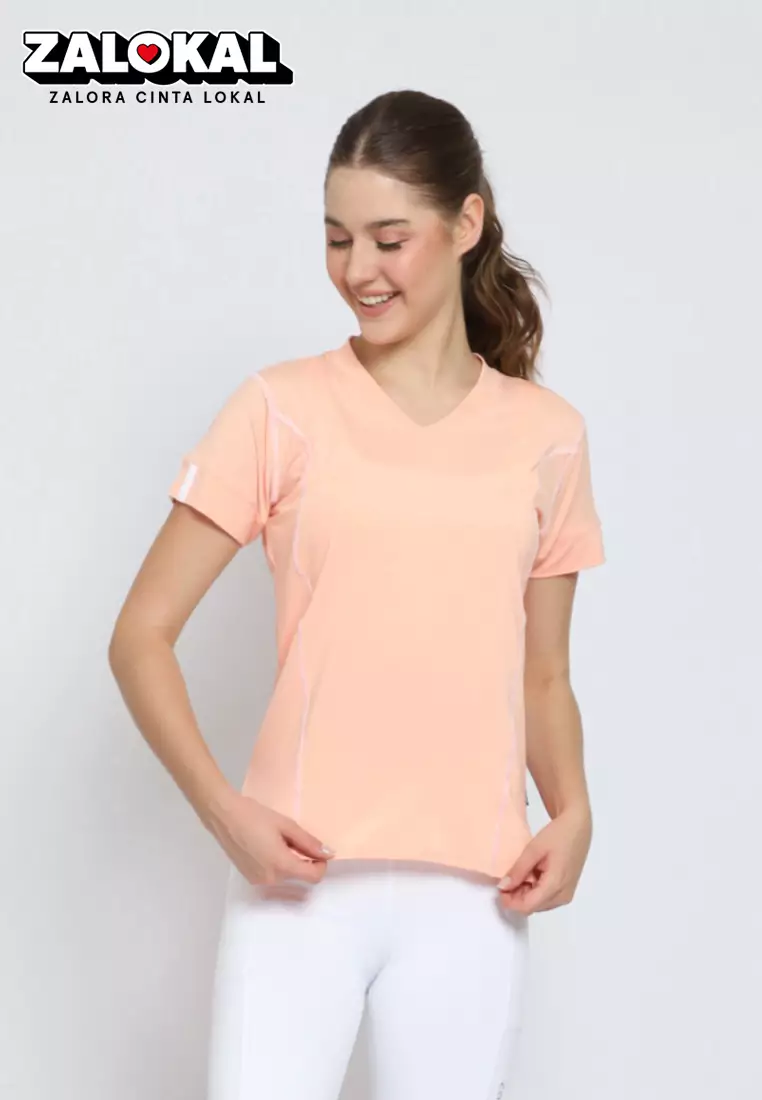 Jual Corenation Active Good Vibes Top - Peach Original 2025 | ZALORA ...