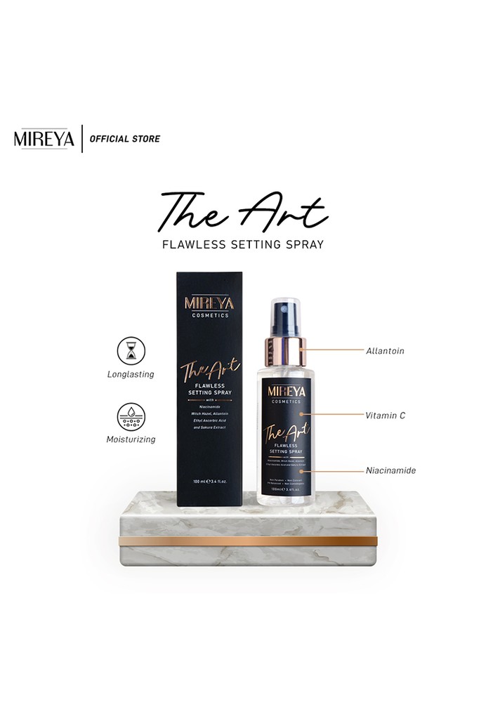 Jual Mireya Mireya The Art Flawless Setting Spray Original 2022 ...