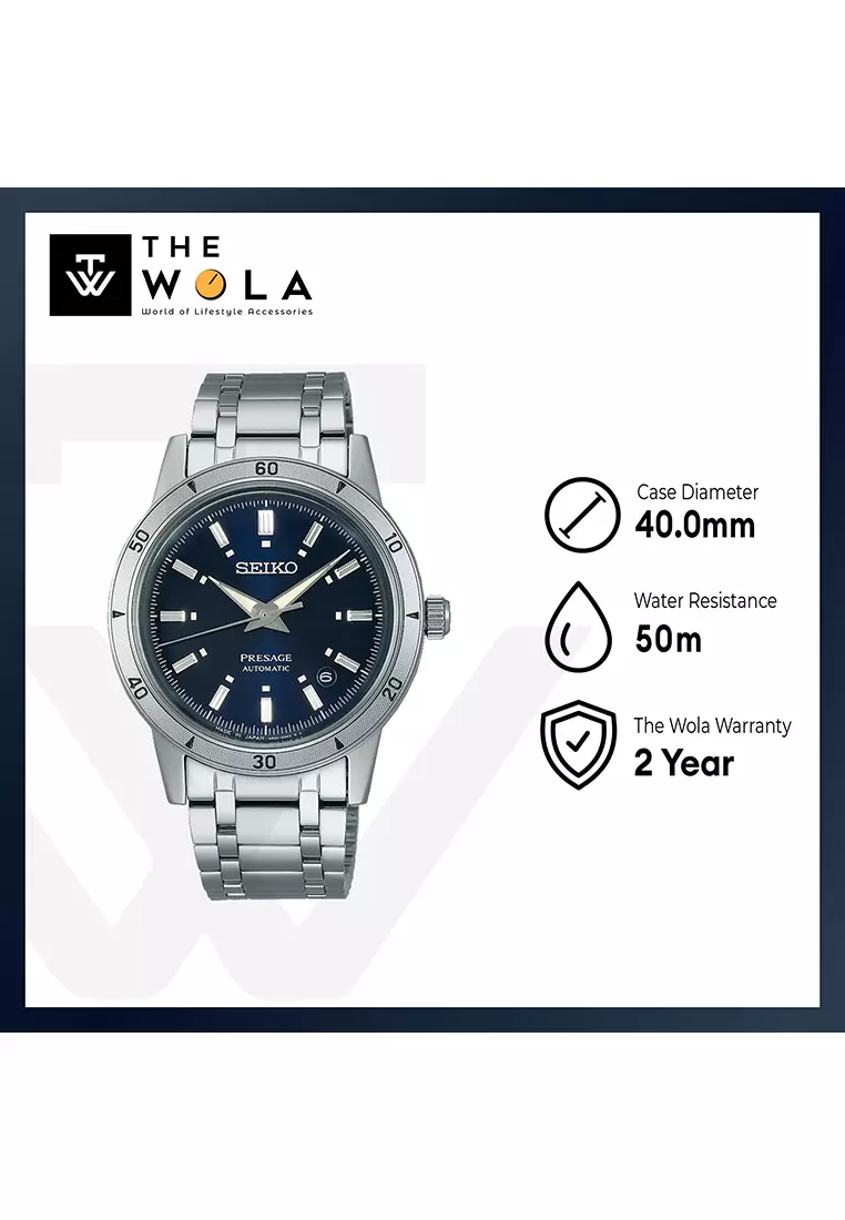 Buy Seiko Presage Style60's Men Automatic Watch SRPL07J Silver ...