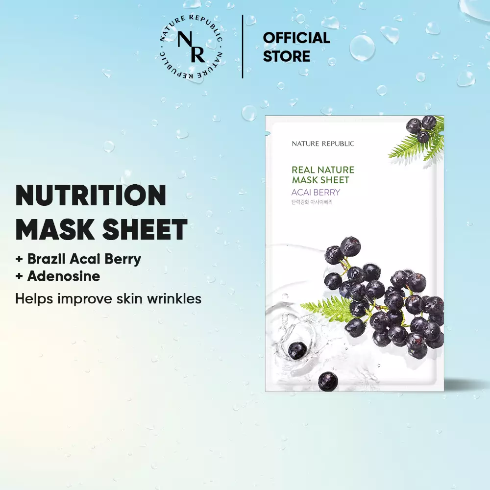 Jual Nature Republic Acai Berry | NATURE REPUBLIC Real Nature Mask ...