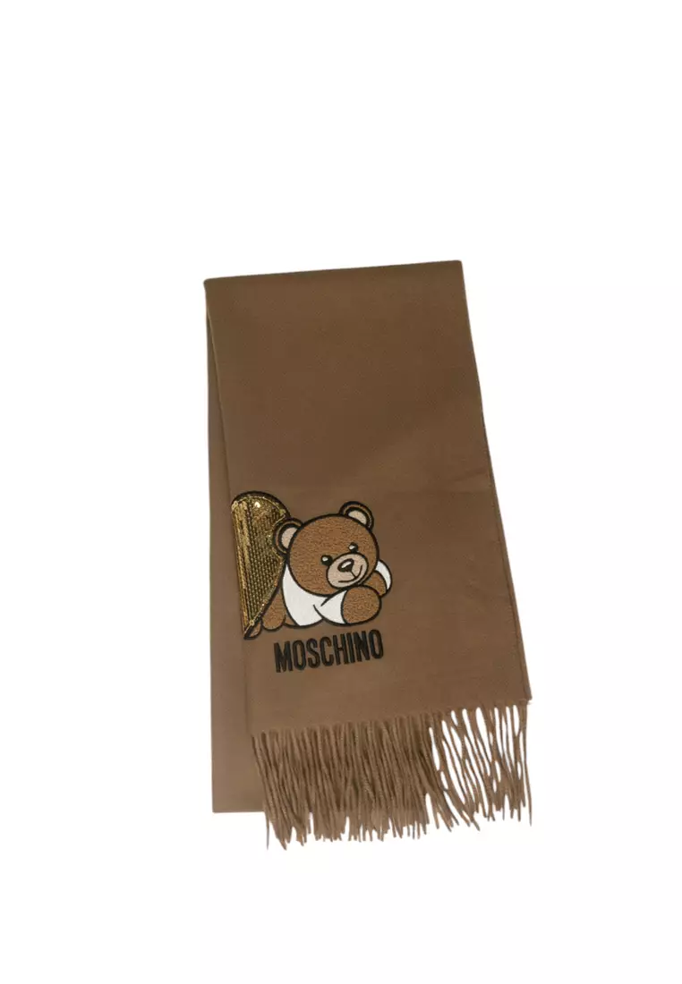Buy MOSCHINO Wool Scarf Online | ZALORA Malaysia