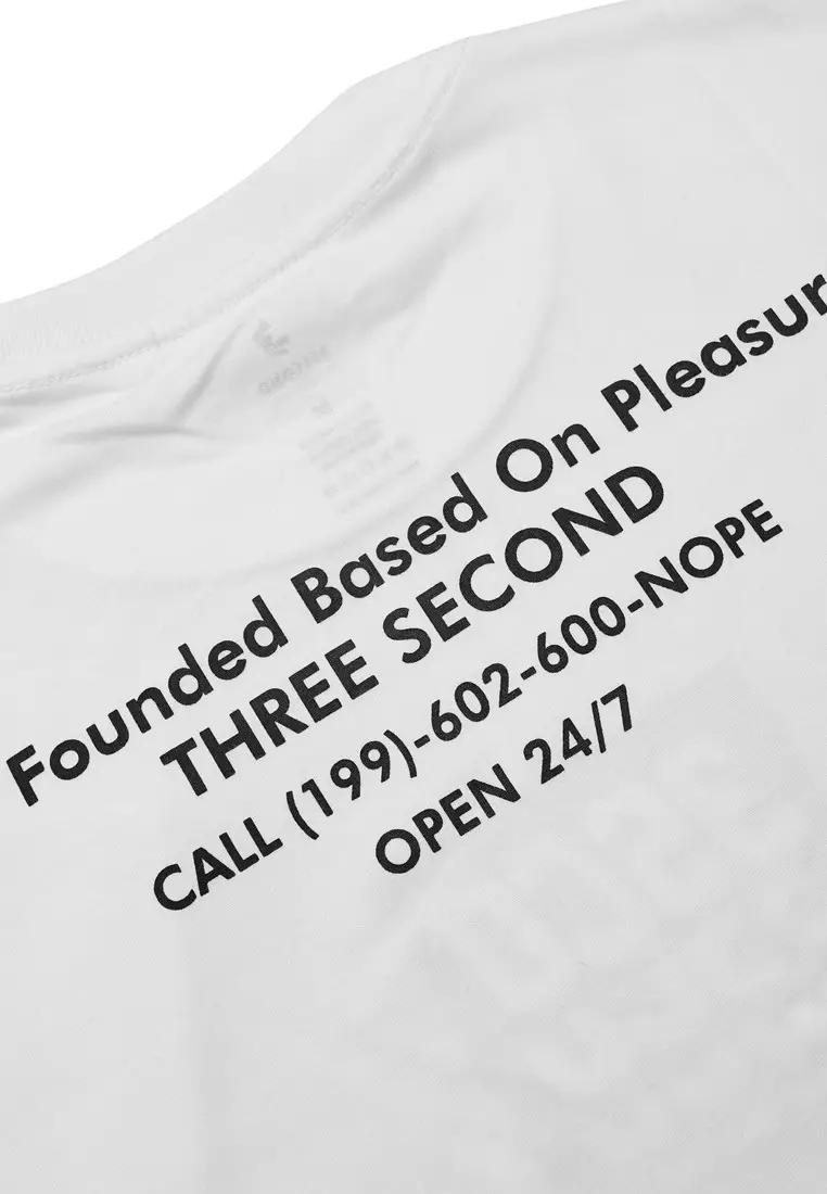 Jual 3SECOND 3Second Men's T-Shirt Short Sleeve Regular Fit Cotton Logo ...