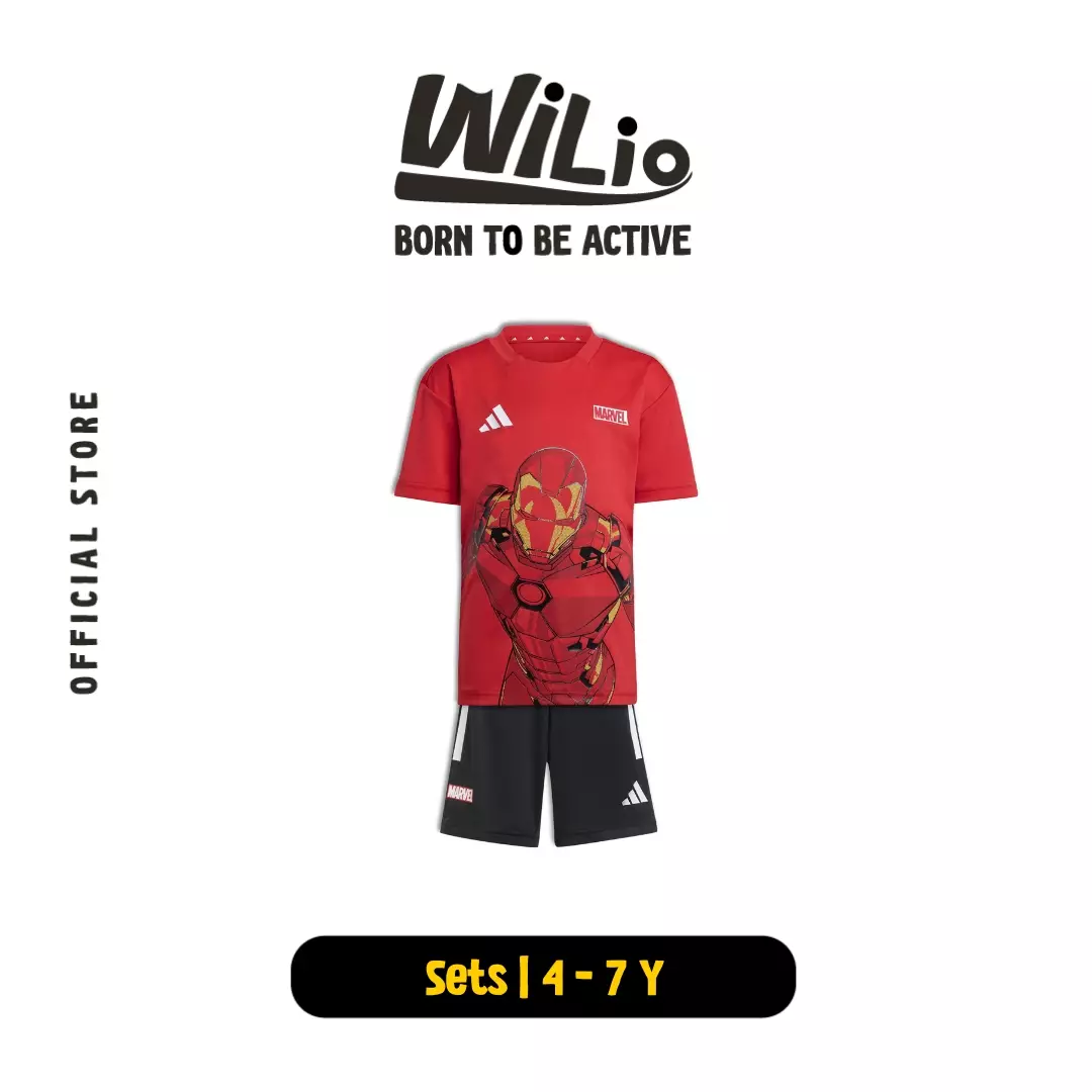 Jual ADIDAS ADIDAS Marvel Iron Man Tee Set JF3656 - Set Anak (Merah ...