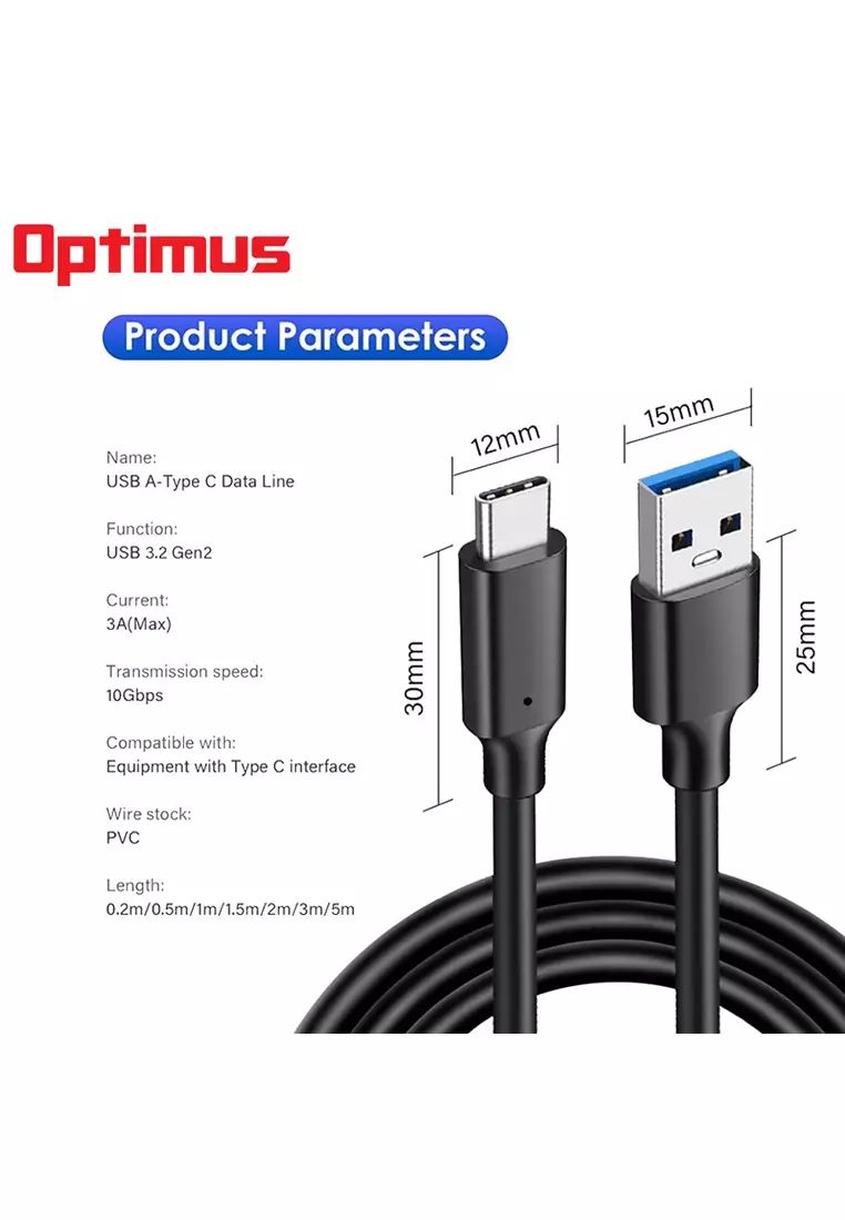 Buy Latest Gadget Optimus USB 3.2 to Type-C 1 Meter Data Cable 2024 ...