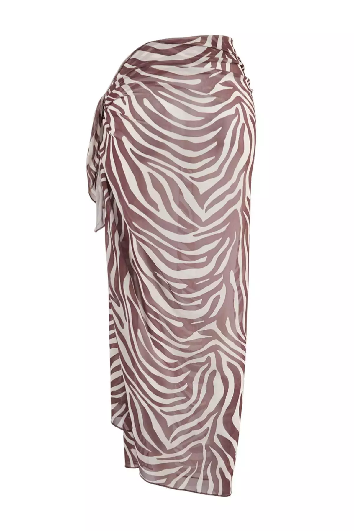 Buy Trendyol Zebra Patterned Knitted Midi Beach Pareo Tbess26Pr5 2026 ...