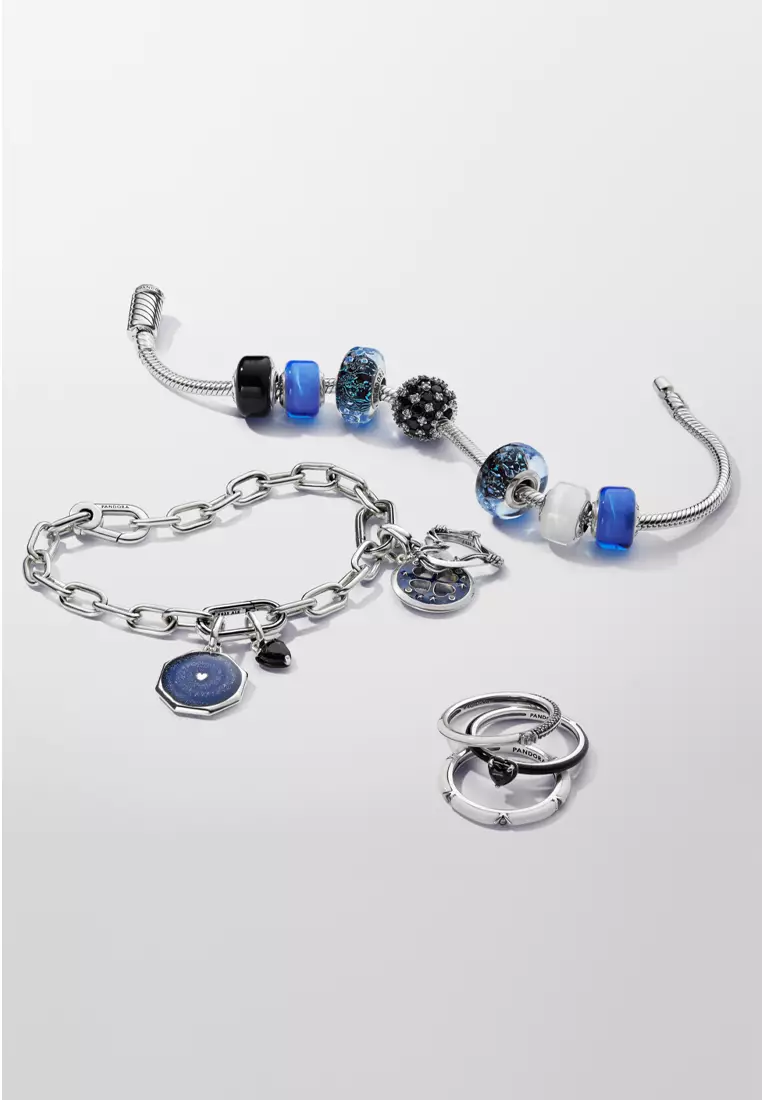 Buy PANDORA Pandora Black Mini Murano Glass Charm Online | ZALORA Malaysia