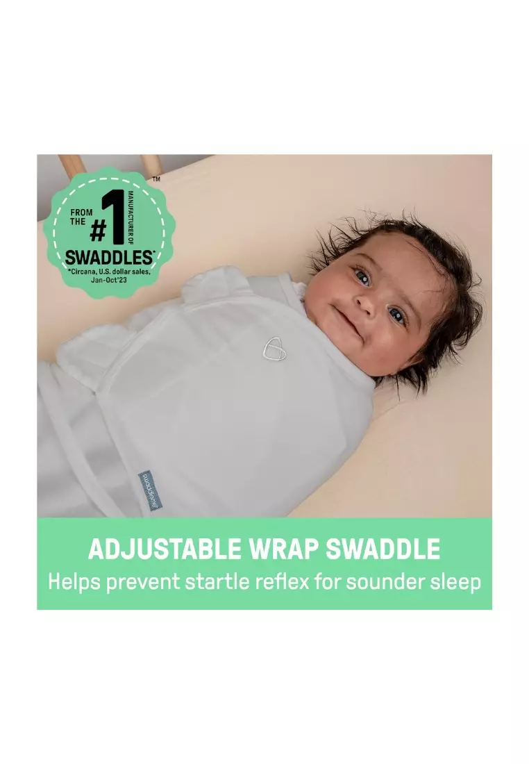 Buy Ingenuity Swaddle Me All Season Baby Swaddle, Dream Wave 2025 ...