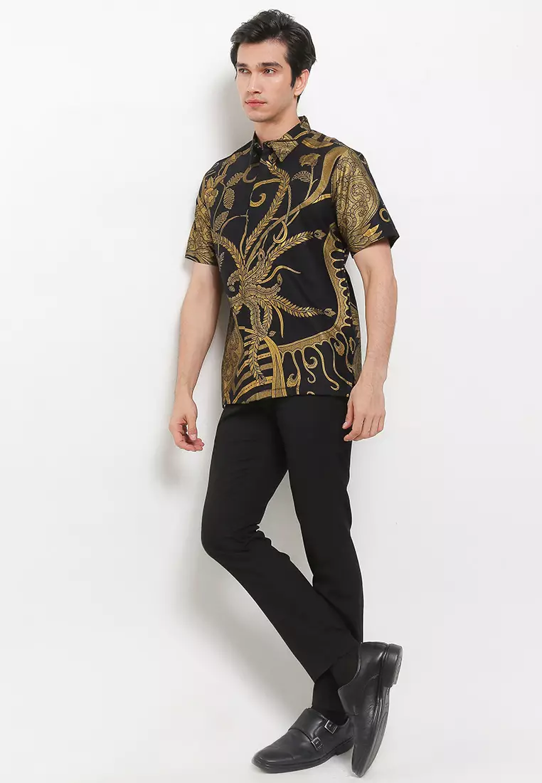 Jual ARJUNA WEDA Hem Batik Body Fit Motif 8 Original 2025 | ZALORA ...