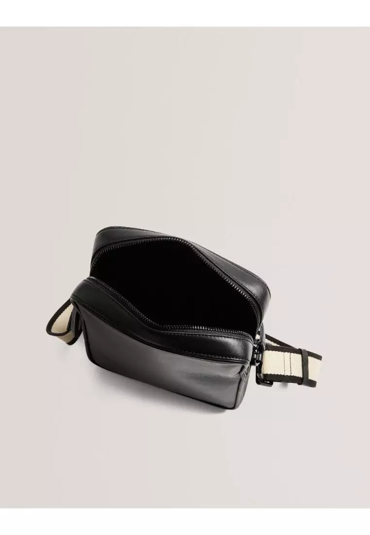 Buy TED BAKER CAIISEY Leather Flight Bag Black Online | ZALORA Malaysia
