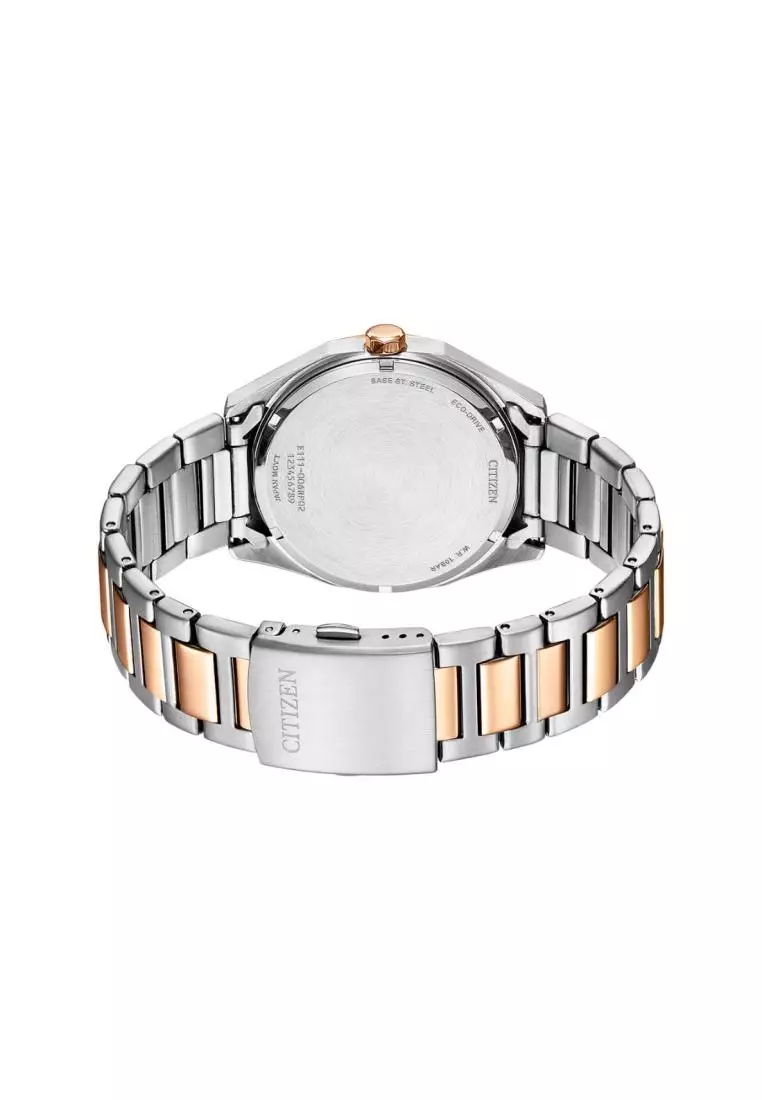 Buy Citizen Citizen Eco-Drive White Dial Two-Tone Stainless Steel Strap ...