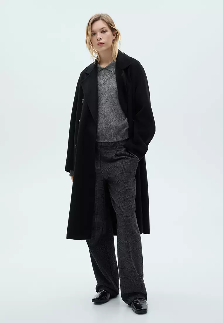 線上選購 Mango Handmade Oversized Wool Coat | ZALORA 台灣