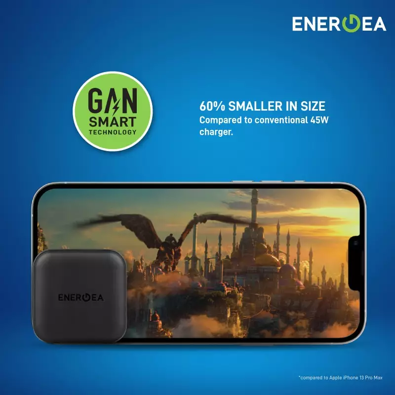 Jual Energea Wall Charger GaN 3in1 USB-C PD 66W + PPS QC.30 ENERGEA ...