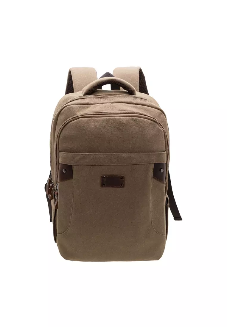 Jual Jack Studio Jack Studio Canvas Laptop Capacity Backpack BAD 40107 ...