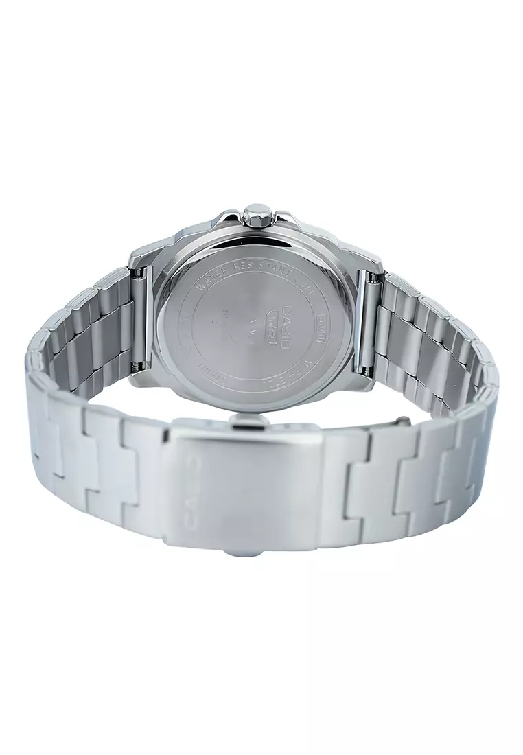 Jual Casio Casio - Jam Tangan Analog Pria - Silver Black - Stainless Steel - MTP-E720D-1AV ...