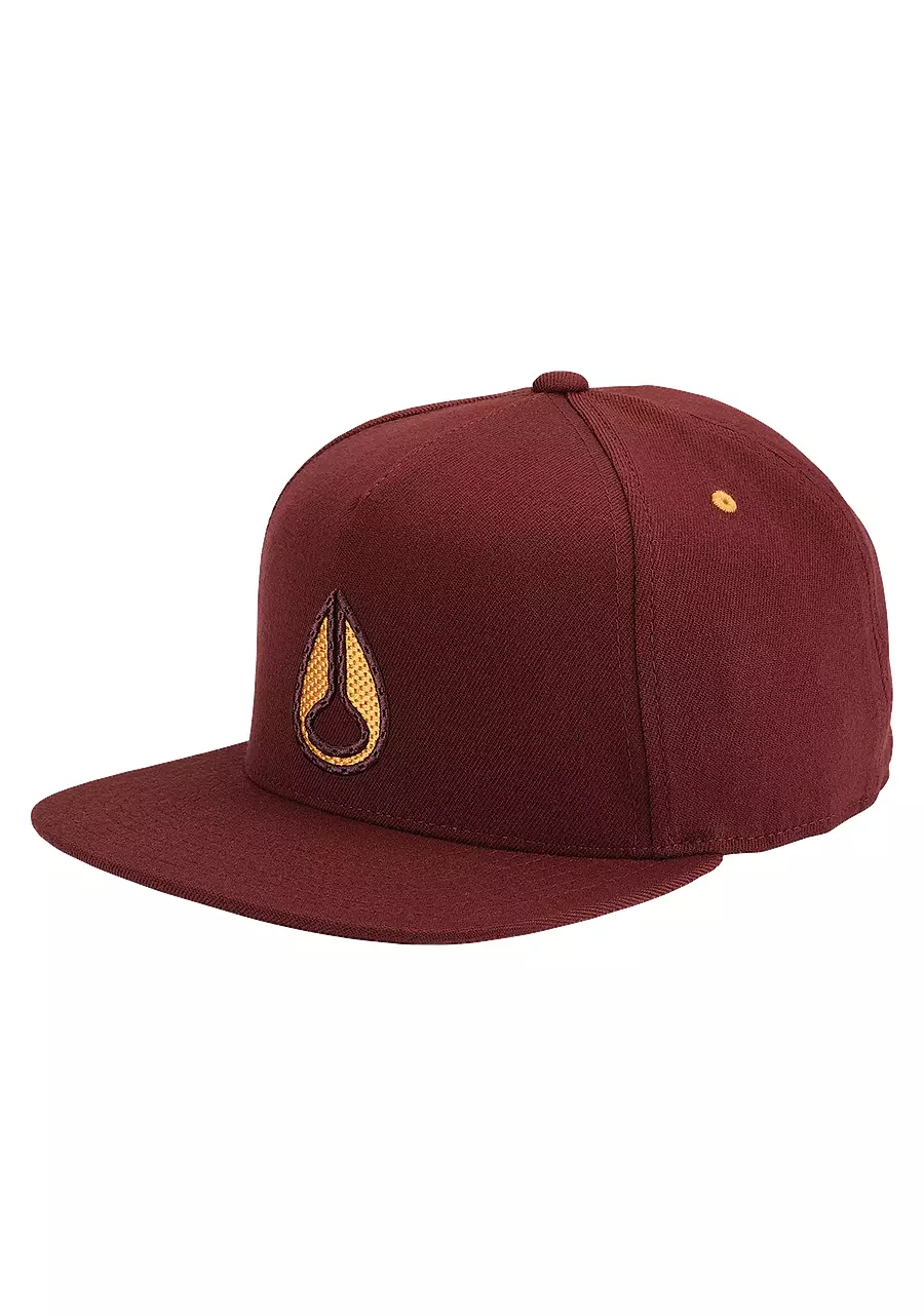 Jual NIXON ICON 110 SNAPBACK HAT BURGUNDY Original 2025 | ZALORA ...