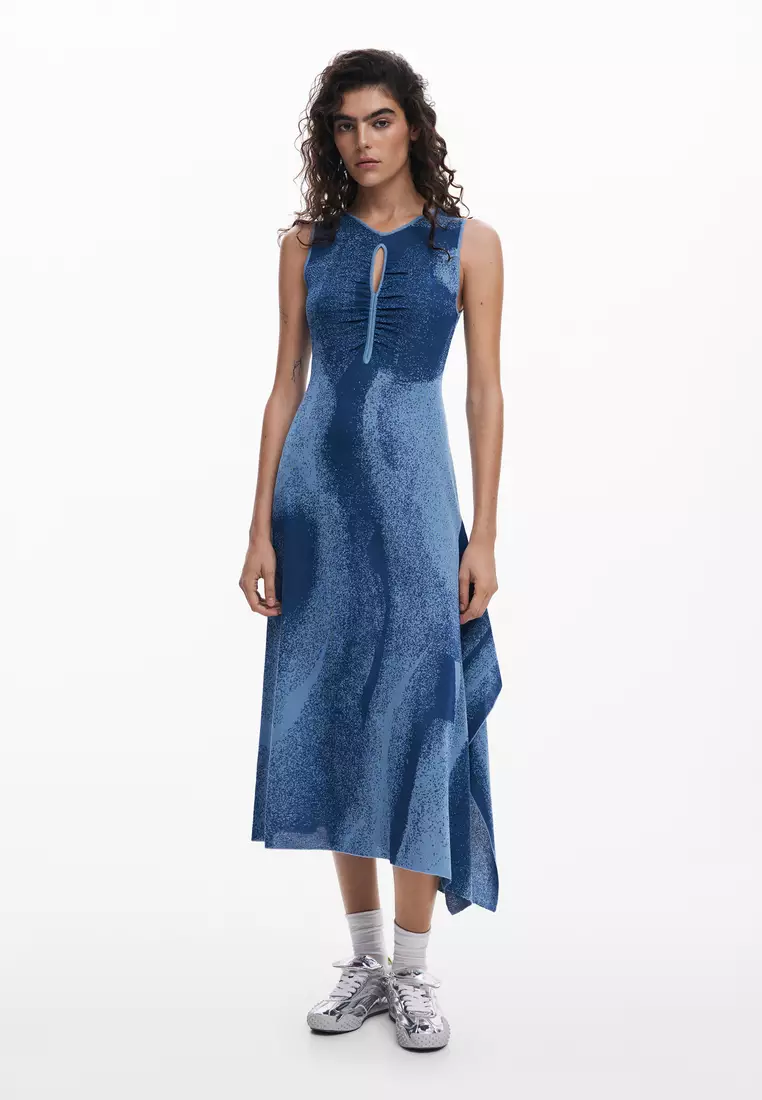 Buy Desigual Long cut-out dress 2025 Online | ZALORA Philippines
