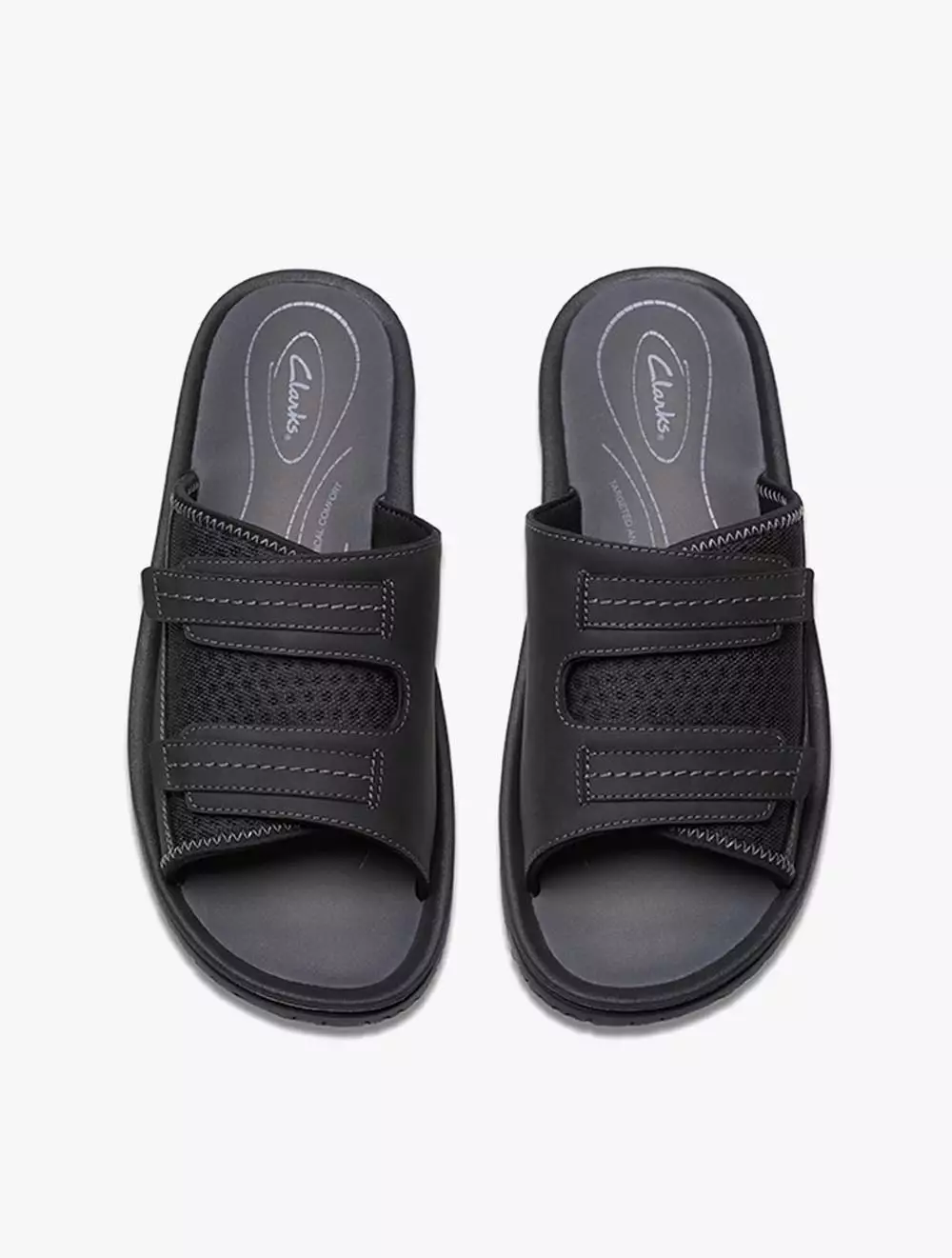 Jual CLARKS Clarks Wesley Easy Black Combi Original 2025 | ZALORA ...