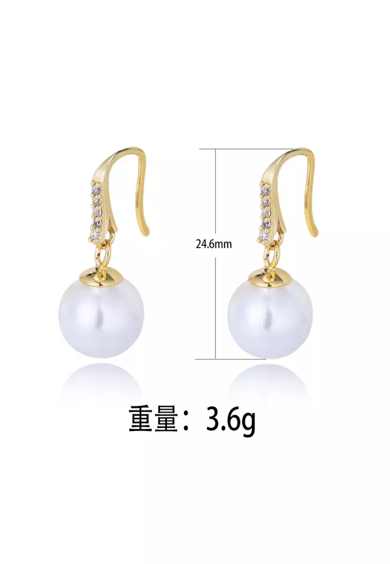 Buy Lara InsChic Diamond Pearl Drops – S925 Silver | Long-Strand Chic ...
