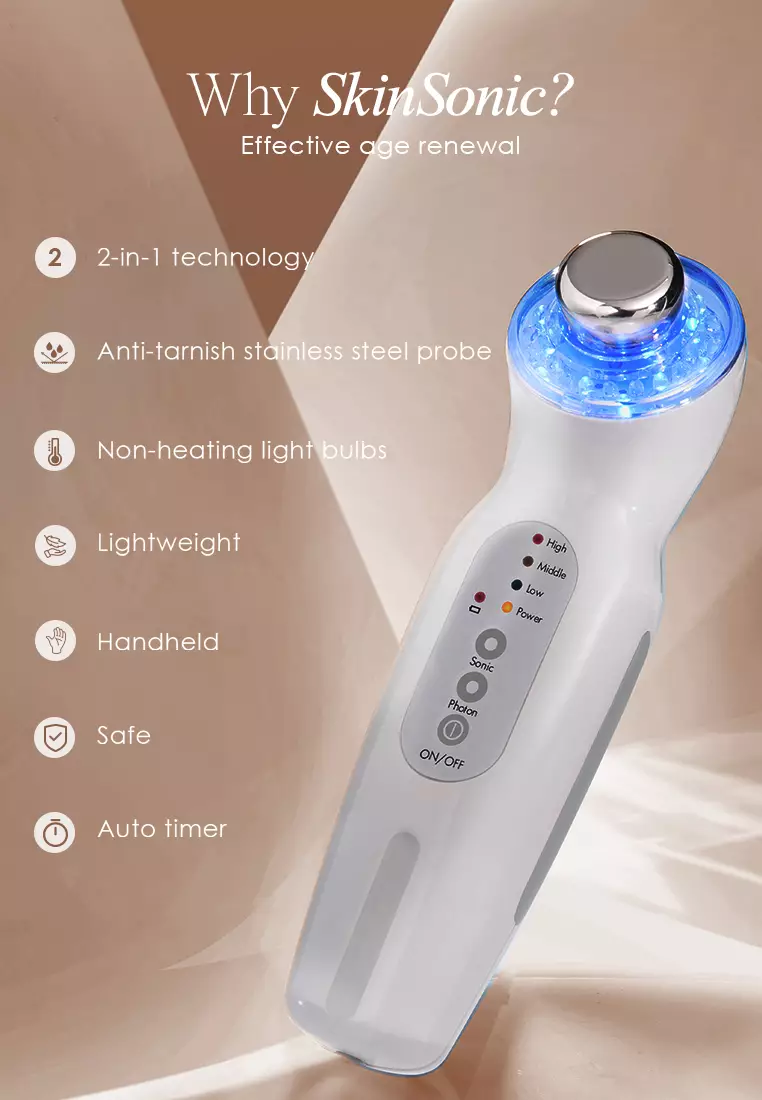 Buy Project E Beauty SkinSonic | LED Ultrasonic Wand 2024 Online ...