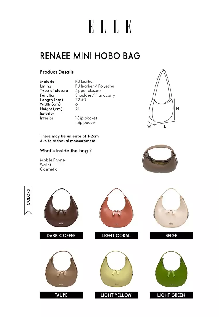 Buy ELLE RENAEE MINI HOBO Online | ZALORA Malaysia