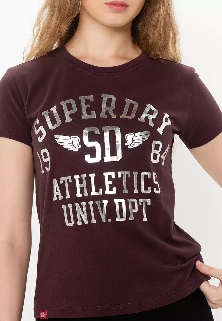Buy Superdry College Script T-shirt 2025 Online | ZALORA
