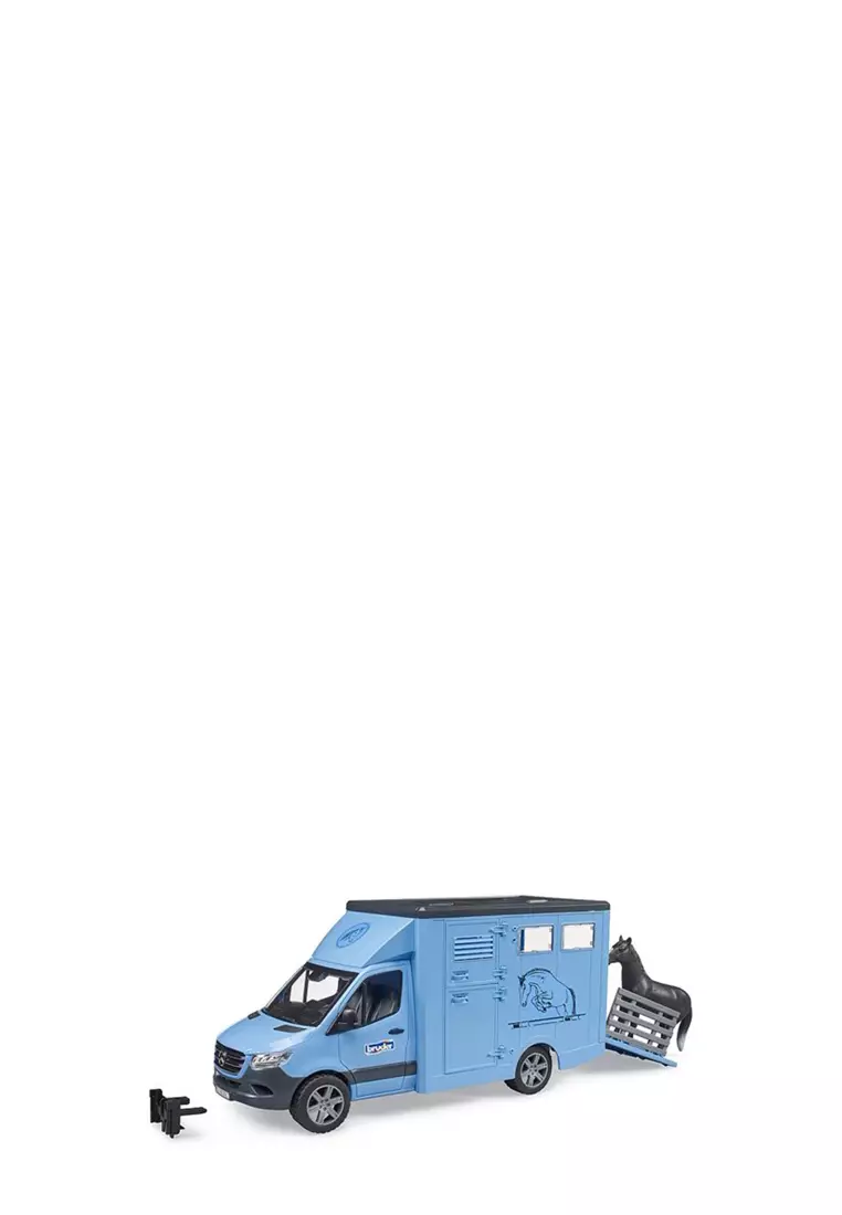 Jual Bruder Bruder 2674 - MB Sprinter Animal Transporter w/ 1 Horse ...